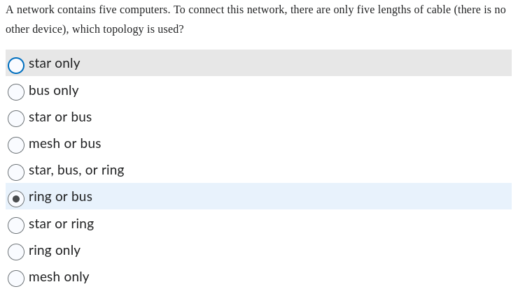 Solved A network contains five computers. To connect this | Chegg.com