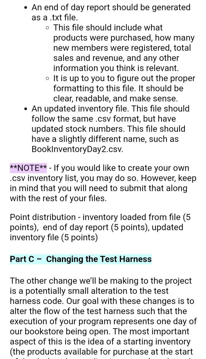 Solved Part A Inheritance And Abstraction Your System