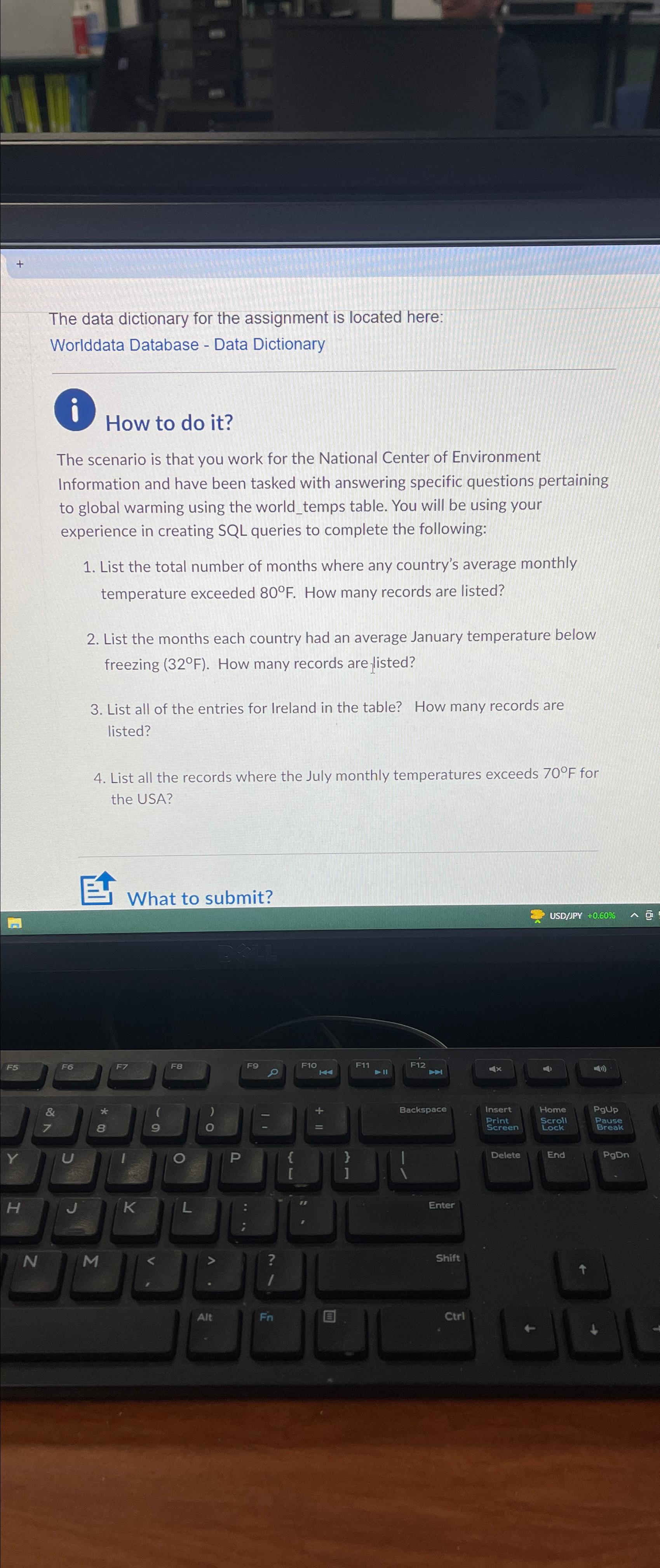 Solved The data dictionary for the assignment is located | Chegg.com