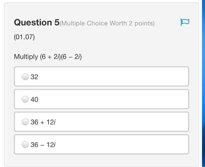 Solved Question 5(Multiple Choice Worth 2 points) (01.07) | Chegg.com