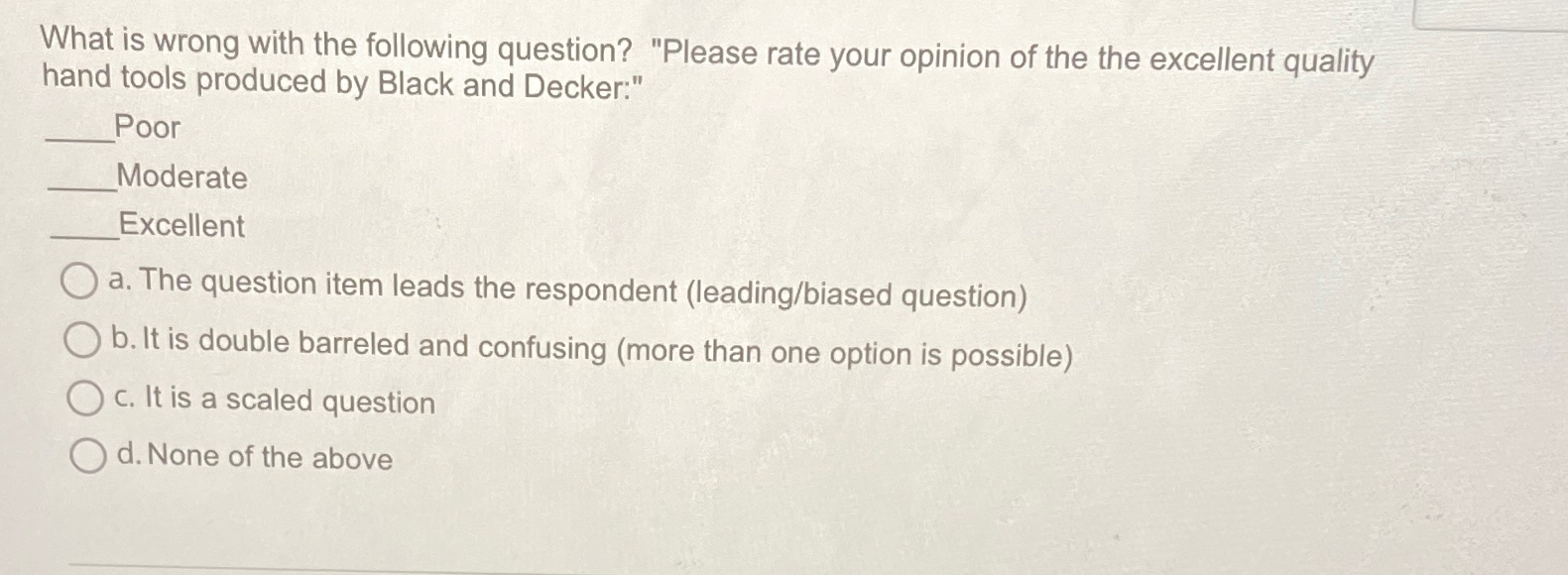Solved What is wrong with the following question? "Please | Chegg.com