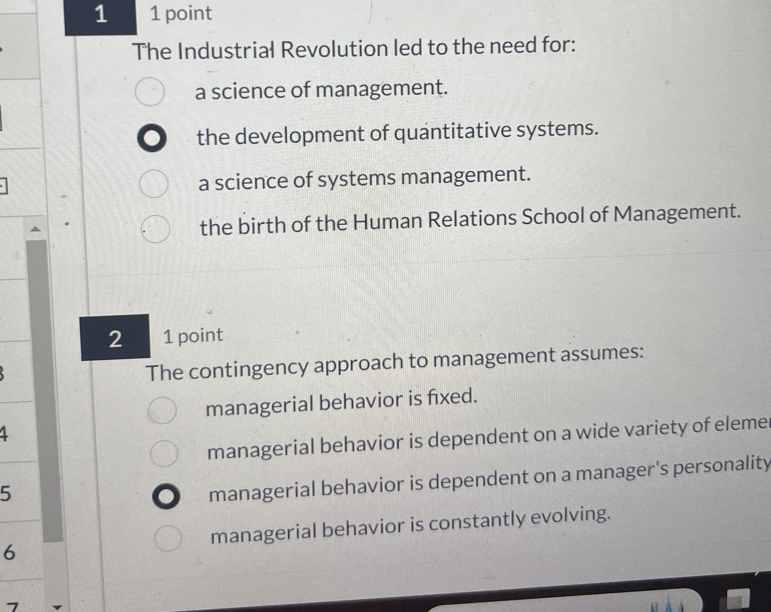 Solved 11 ﻿pointThe Industrial Revolution led to the need | Chegg.com