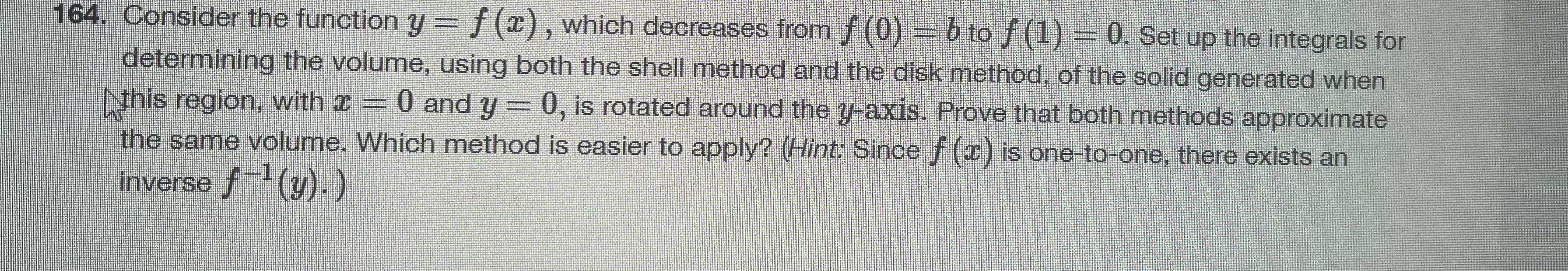 Solved Consider the function y=f(x), ﻿which decreases from | Chegg.com