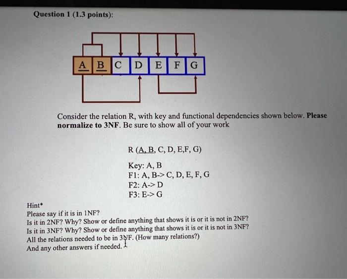 Solved database management systems follow the instructins | Chegg.com