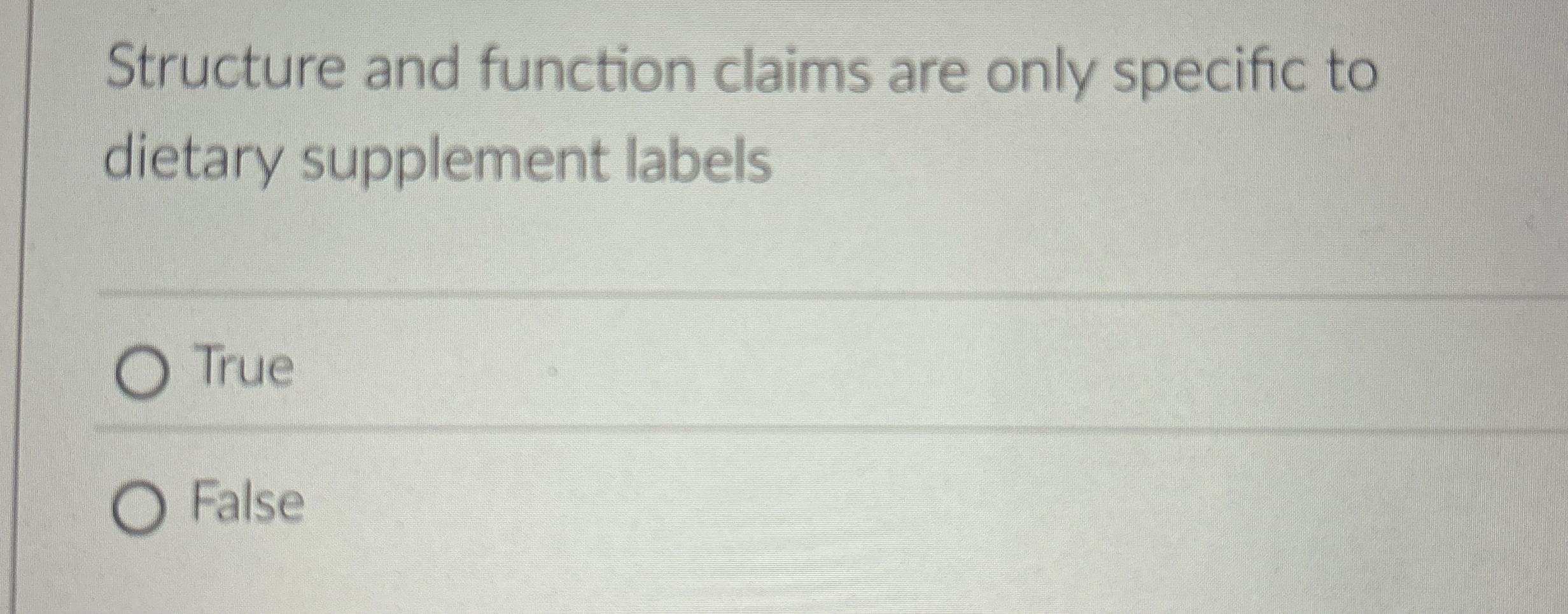 Solved Structure and function claims are only specific | Chegg.com