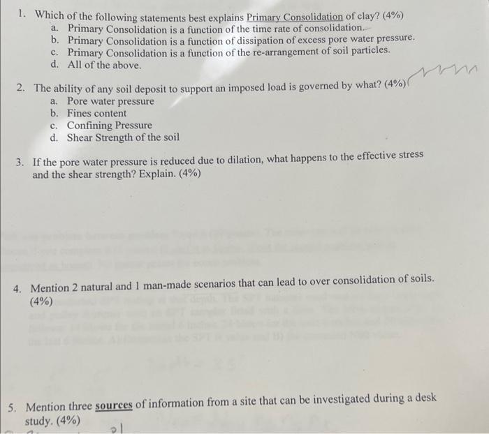 Solved 1. Which of the following statements best explains | Chegg.com