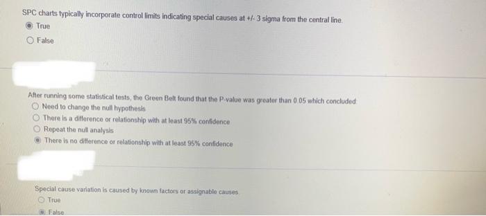 Solved SPC charts typically incorporate control limits | Chegg.com