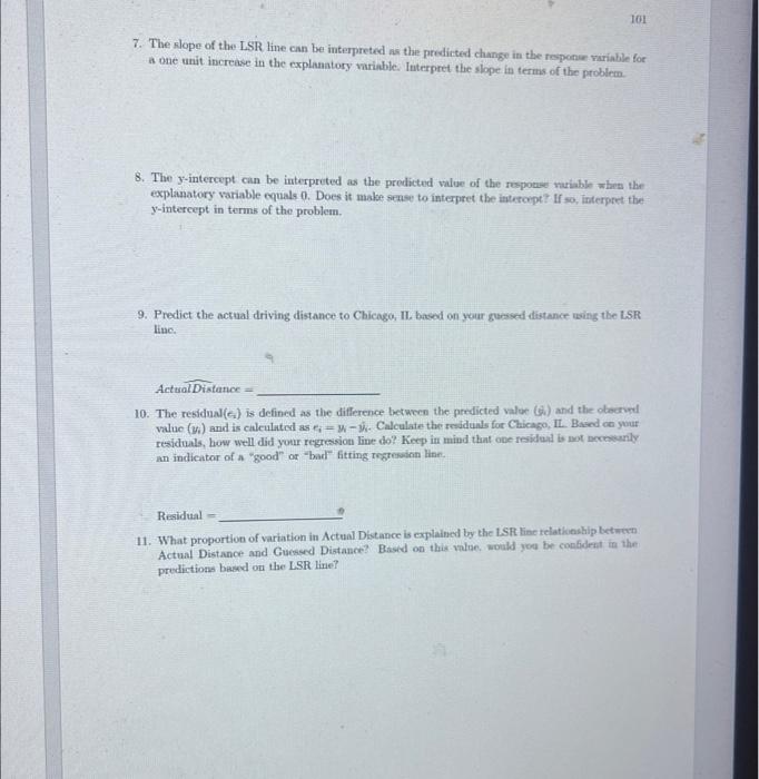 Solved 4.2 Activity 24: Least Squares Regression Objective: | Chegg.com