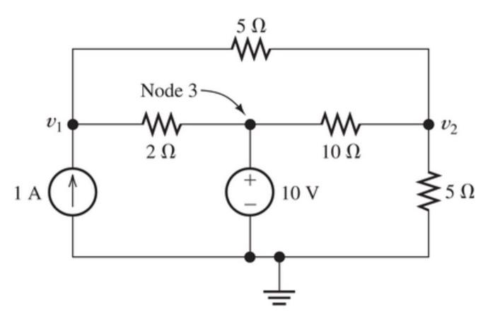 Solved 1. Please find Vth and Rth between node v1 and Ground | Chegg.com