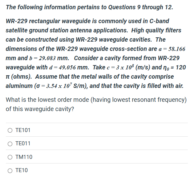 Solved The following information pertains to Questions 9 | Chegg.com
