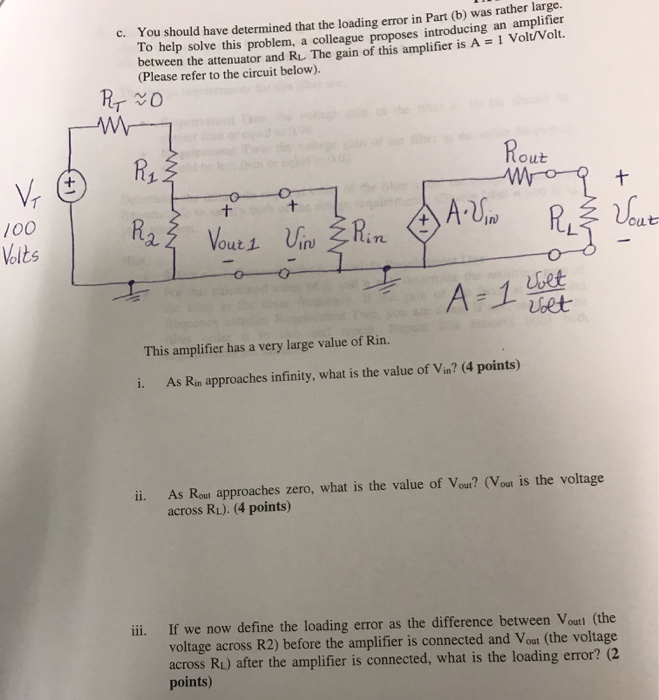Solved 3. A sensor has a Thevenin equivalent circuit with Vy | Chegg.com