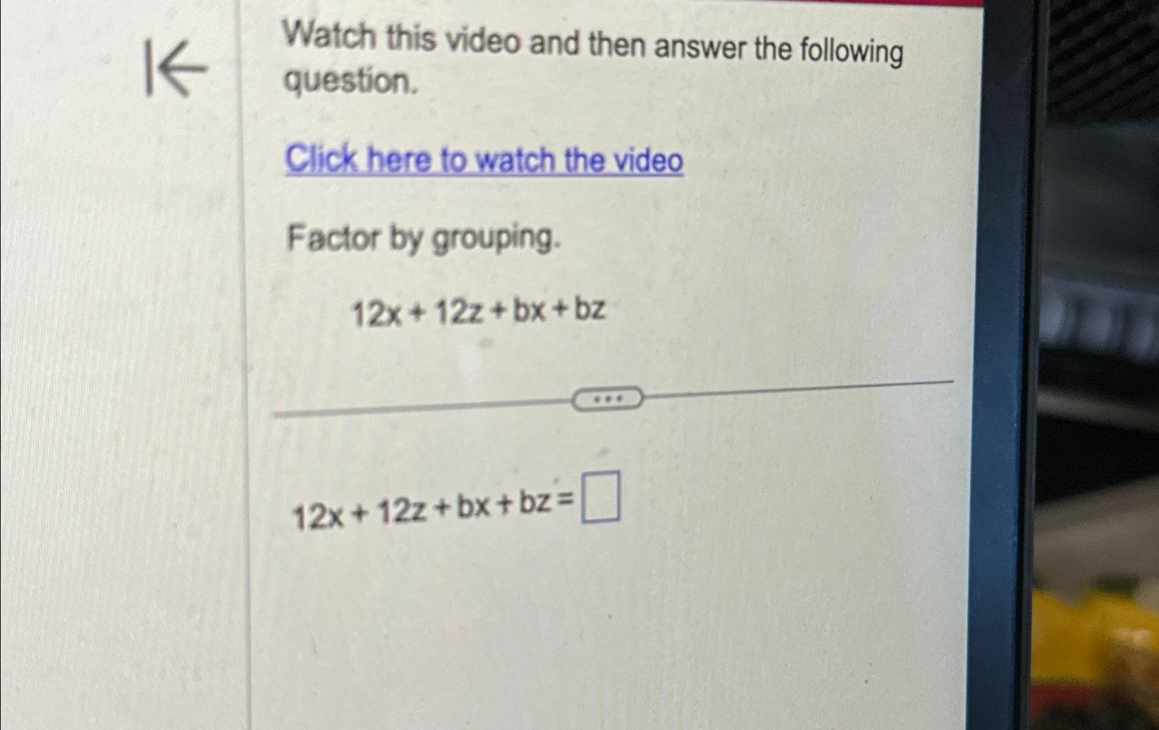 Solved Watch this video and then answer the following | Chegg.com