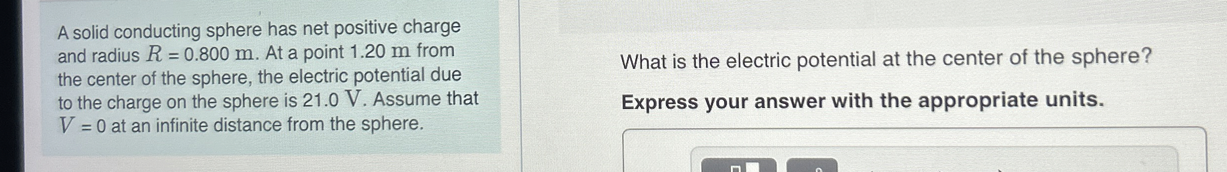 Solved A solid conducting sphere has net positive charge and | Chegg.com
