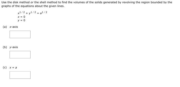 Solved Use the disk method or the shell method to find the | Chegg.com