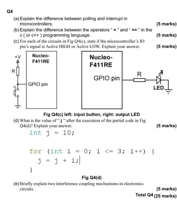 Solved Q4 (a) Explain the difference between polling and | Chegg.com