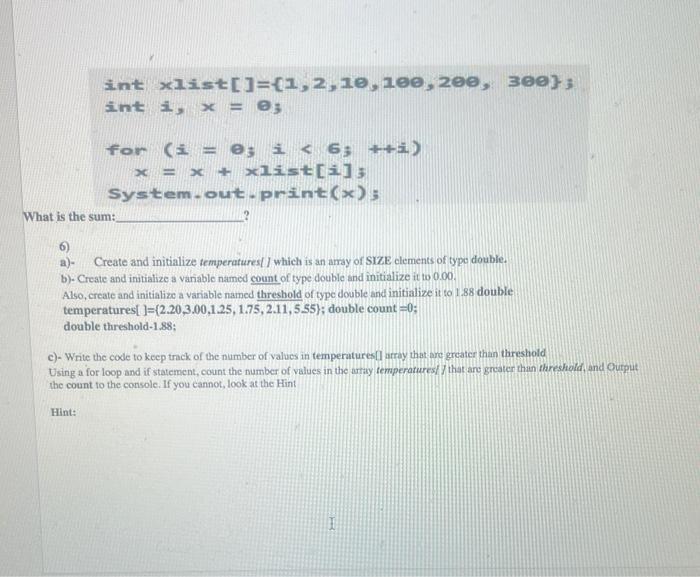 Solved Assin7.1 Primitive data type variables VS collection | Chegg.com