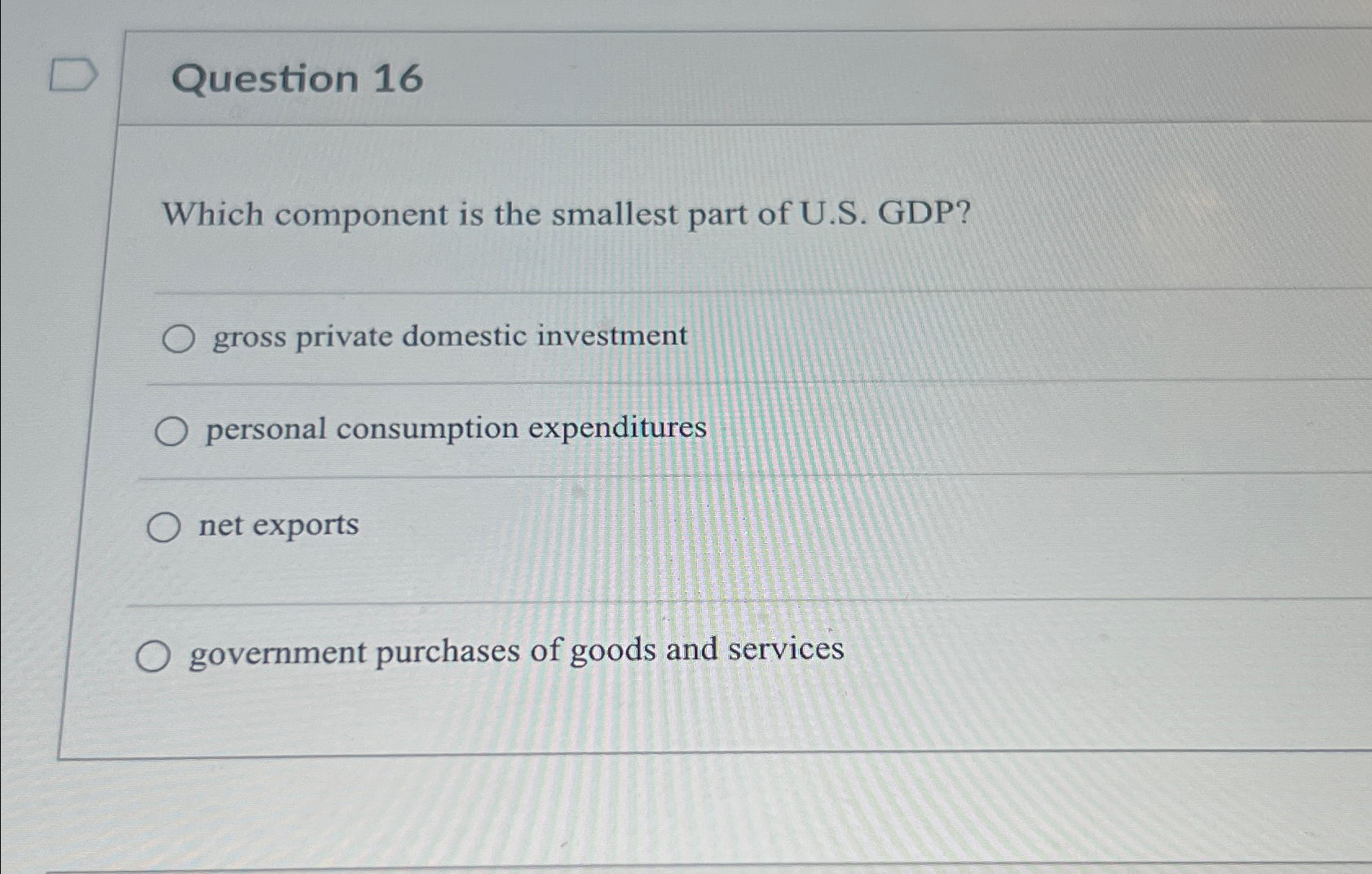 Solved Question 16Which component is the smallest part of | Chegg.com