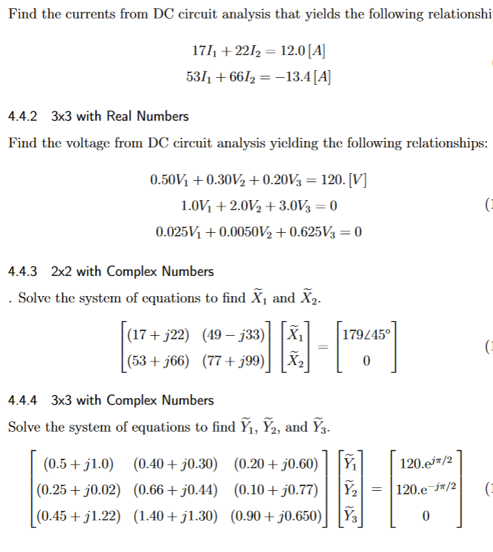 Solved Please complete the following in their respective | Chegg.com