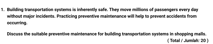 Solved helpBuilding transportation systems is inherently | Chegg.com