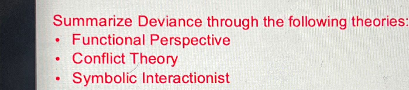 Solved Summarize Deviance through the following | Chegg.com