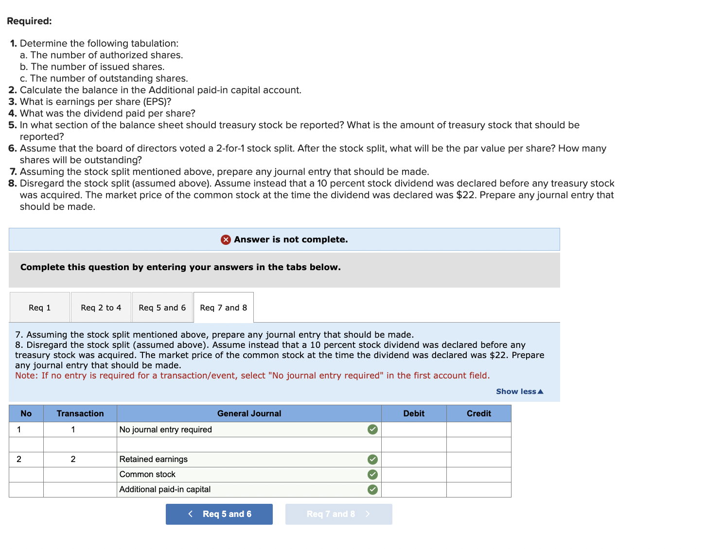 Solved Required:Determine the following tabulation:a. ﻿The | Chegg.com