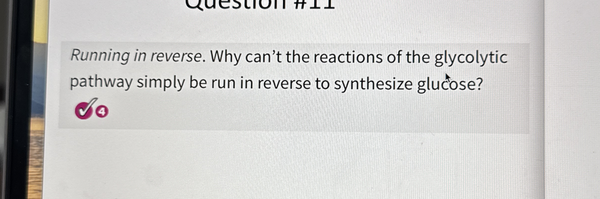 Solved Running in reverse. Why can't the reactions of the | Chegg.com