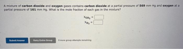 Solved A mixture of xenon and oxygen gases, at a total | Chegg.com