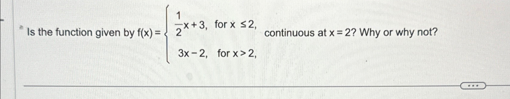 Solved "Is the function given by | Chegg.com