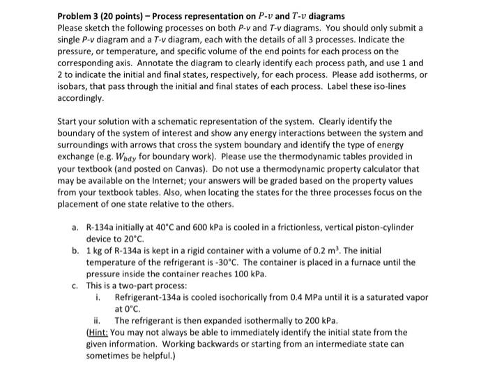 [Solved]: Problem 3 (20 points) - Process representation on