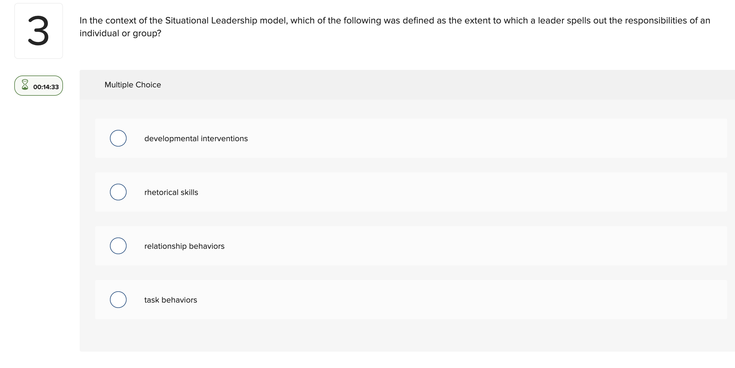 Solved 3In the context of the Situational Leadership model, | Chegg.com