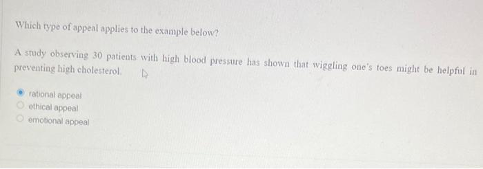 Which of the following is NOT an example for good | Chegg.com