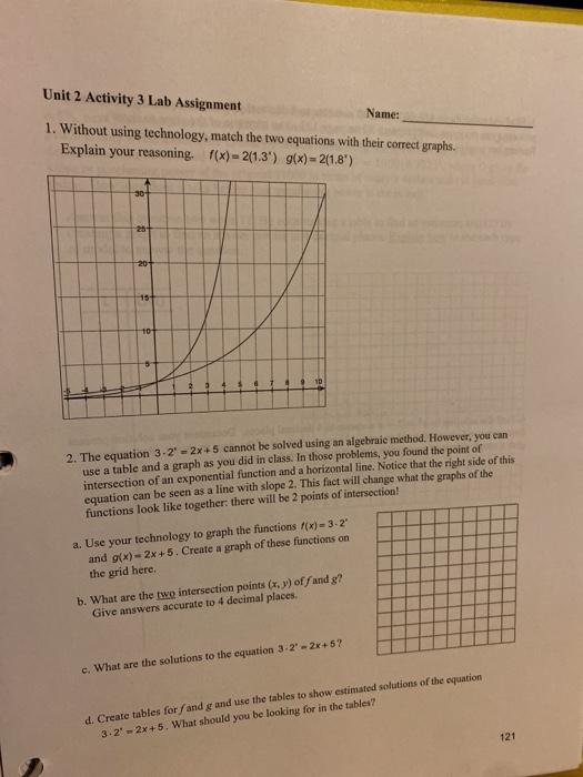 Solved Unit 2 Activity 3 Lab Assignment Name: 1. Without | Chegg.com
