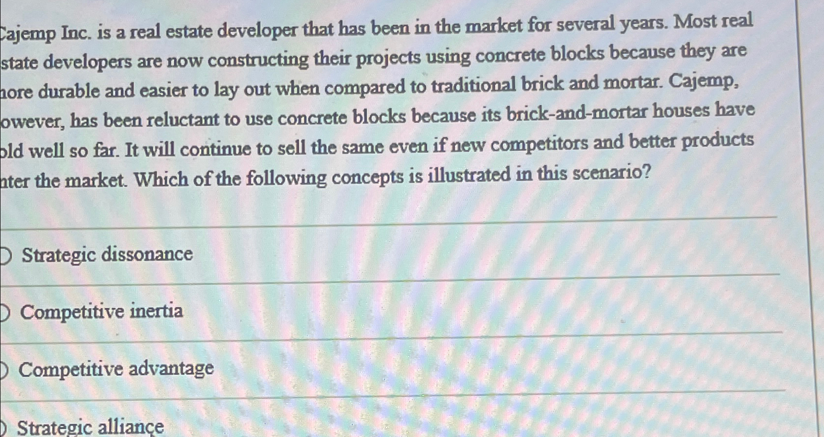 Solved Cajemp Inc. is a real estate developer that has been | Chegg.com