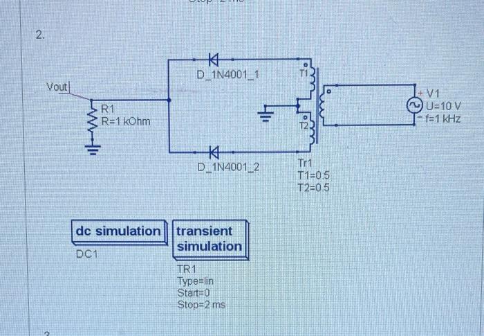 Solved Given: Vdiode =0.7 V. Calculate the peak output | Chegg.com