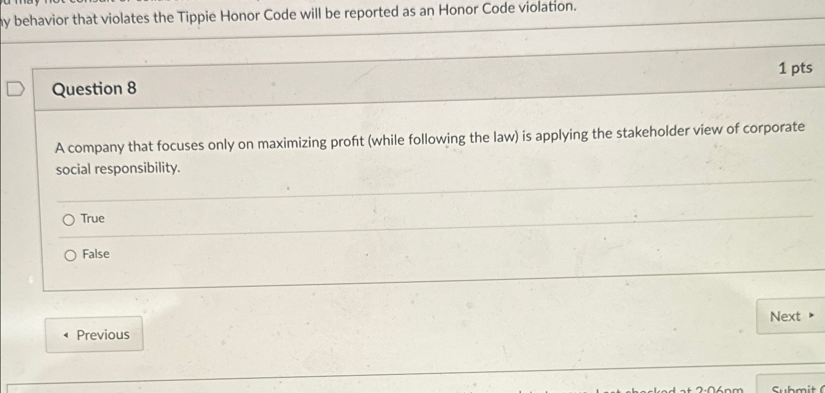 Solved hy behavior that violates the Tippie Honor Code will | Chegg.com