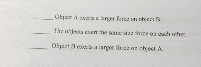 Solved Prediction 2-1: Suppose two objects have the same | Chegg.com