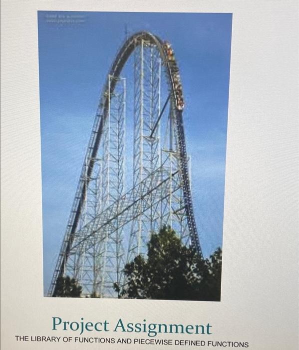 Solved Project Assignment THE LIBRARY OF FUNCTIONS AND | Chegg.com