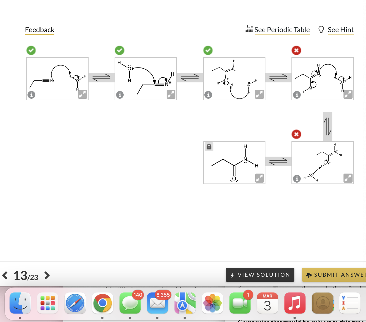 Solved Draw the curved arrow mechanism for the acid | Chegg.com