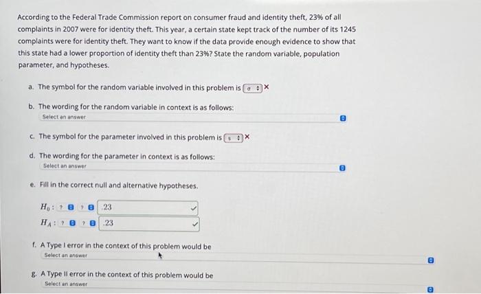 Solved According to the Federal Trade Commission report on | Chegg.com
