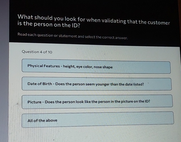 Solved What should you look for when validating that the | Chegg.com