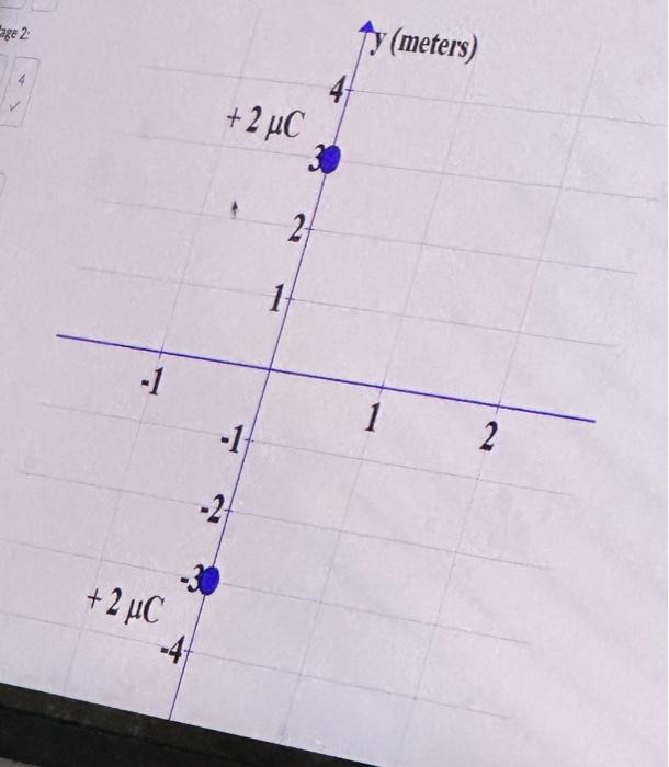 Two positive point charges of charge +2×104⋅6 Care | Chegg.com