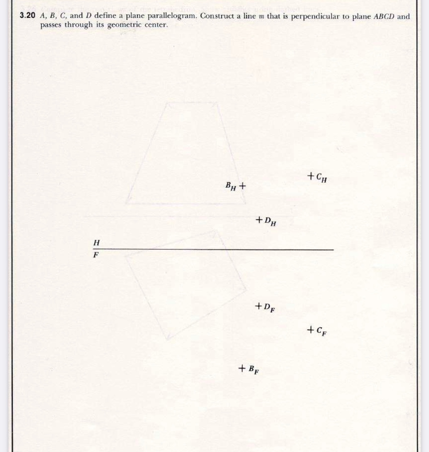 Solved 3.20 A,B,C, ﻿and D ﻿define a plane parallelogram. | Chegg.com