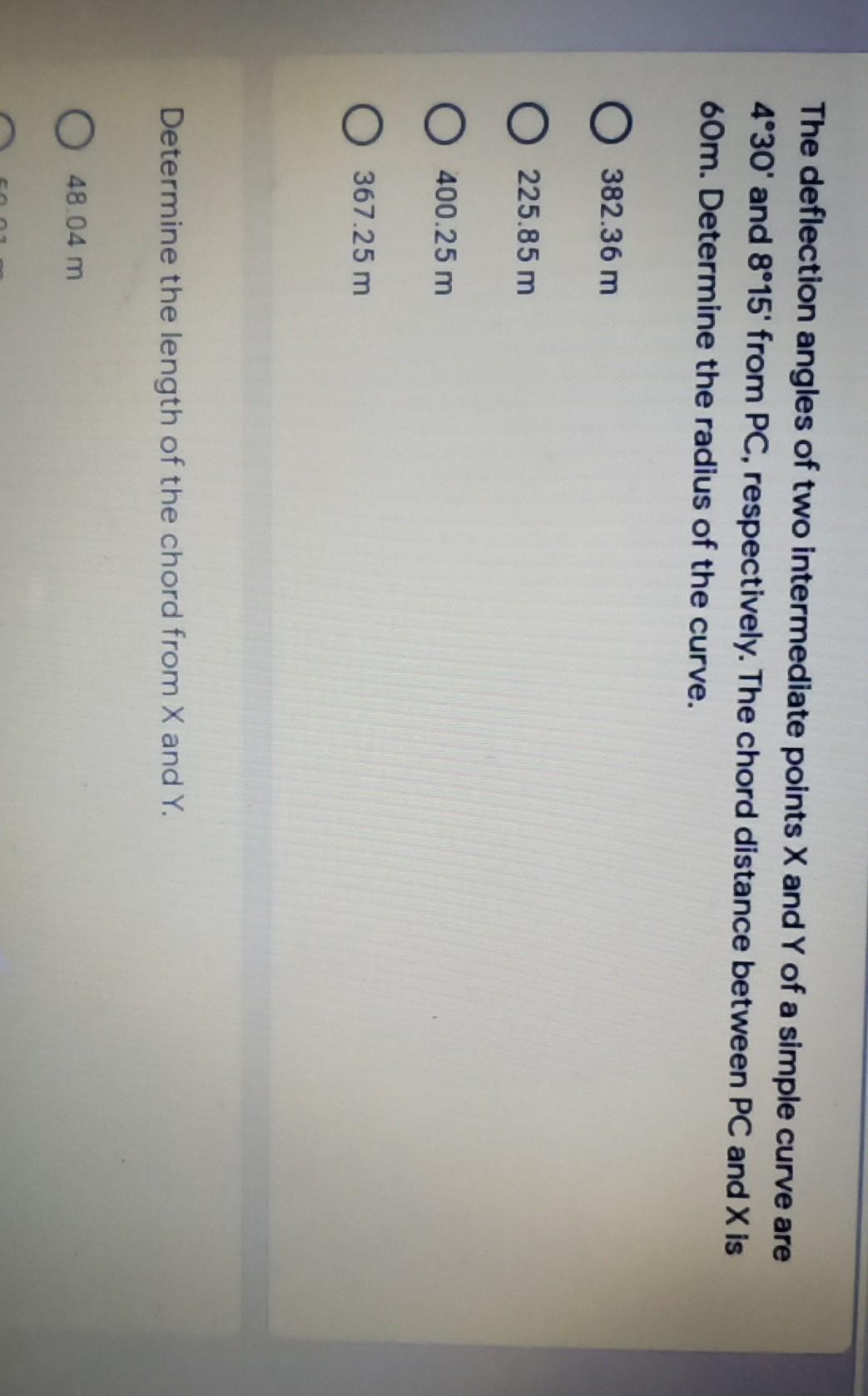 The deflection angles of two intermediate points X | Chegg.com