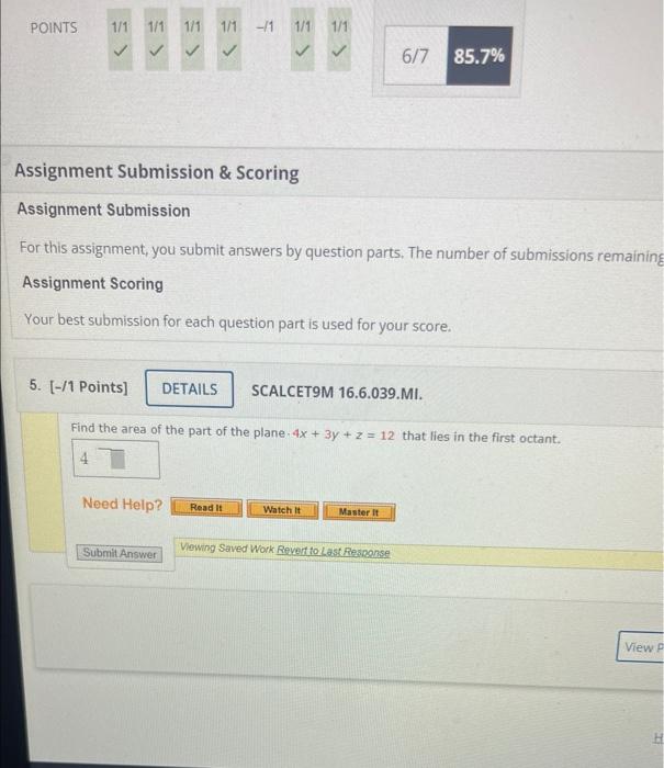Solved Assignment Submission \& Scoring Assignment | Chegg.com