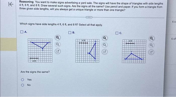 Solved Reasoning You want to make signs advertising a yard | Chegg.com