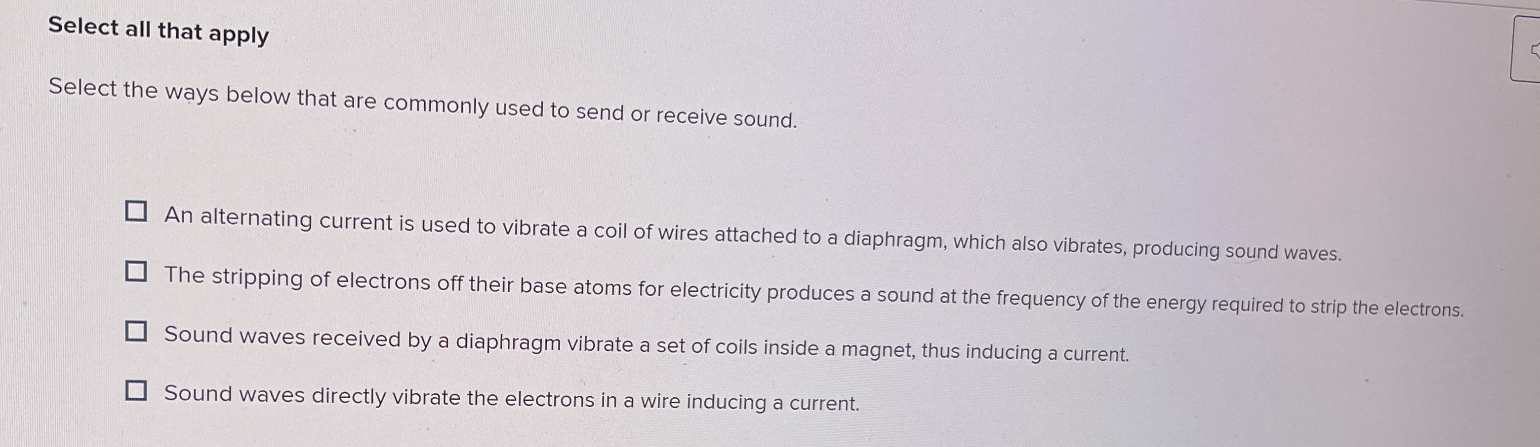 Solved Select all that applySelect the ways below that are | Chegg.com