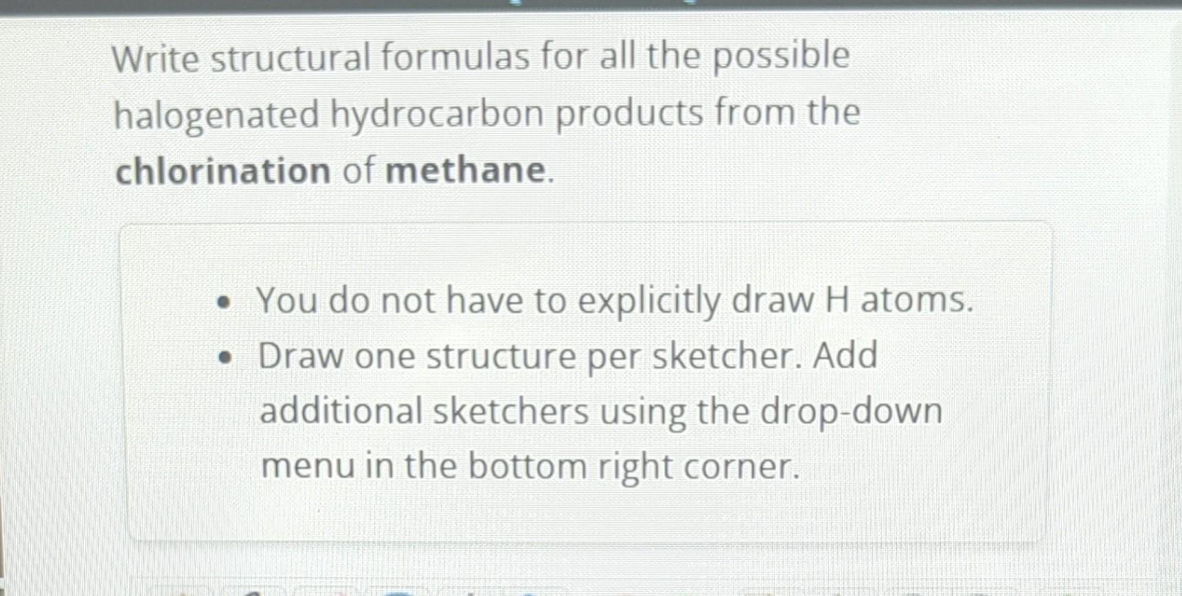 Solved Write structural formulas for all the | Chegg.com