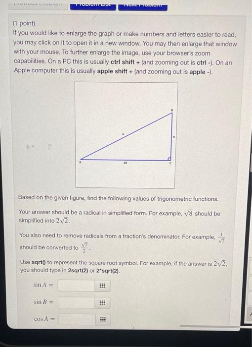 Solved (1 point) If you would like to enlarge the graph or | Chegg.com