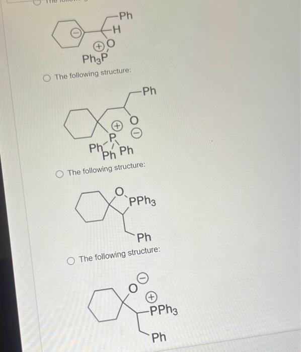 Solved The Wittig reaction mechanism involves the formation | Chegg.com
