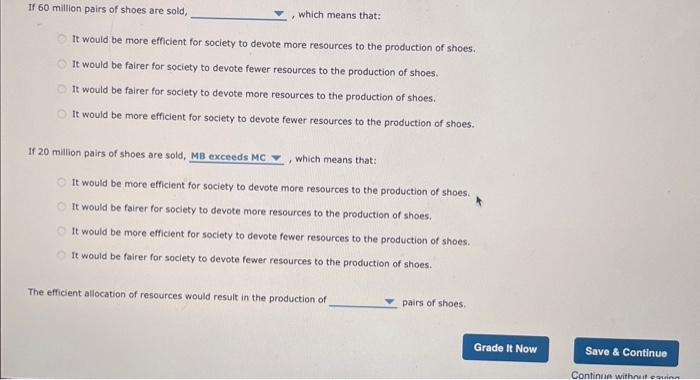 Solved 5. Using marginal analysis to find the efficient | Chegg.com